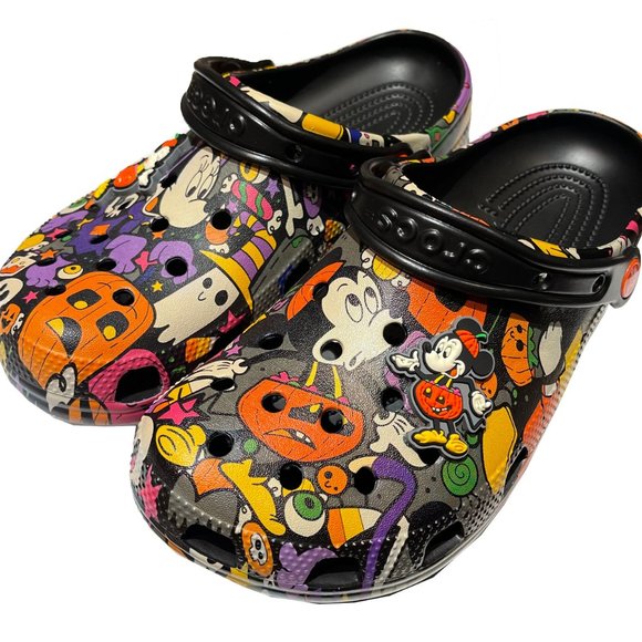 CROCS | Shoes | Disney Halloween Mickey Minnie Mouse Candy Snacks Crocs ...